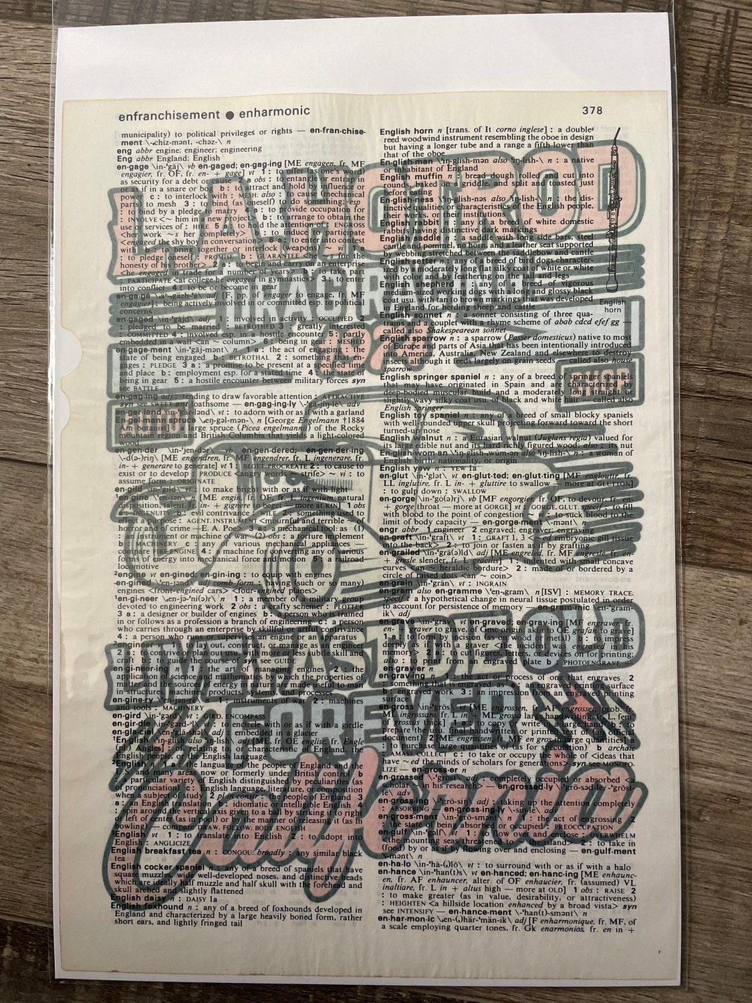 LA Hotrod Drag Racing Dictionary Print - Etsy