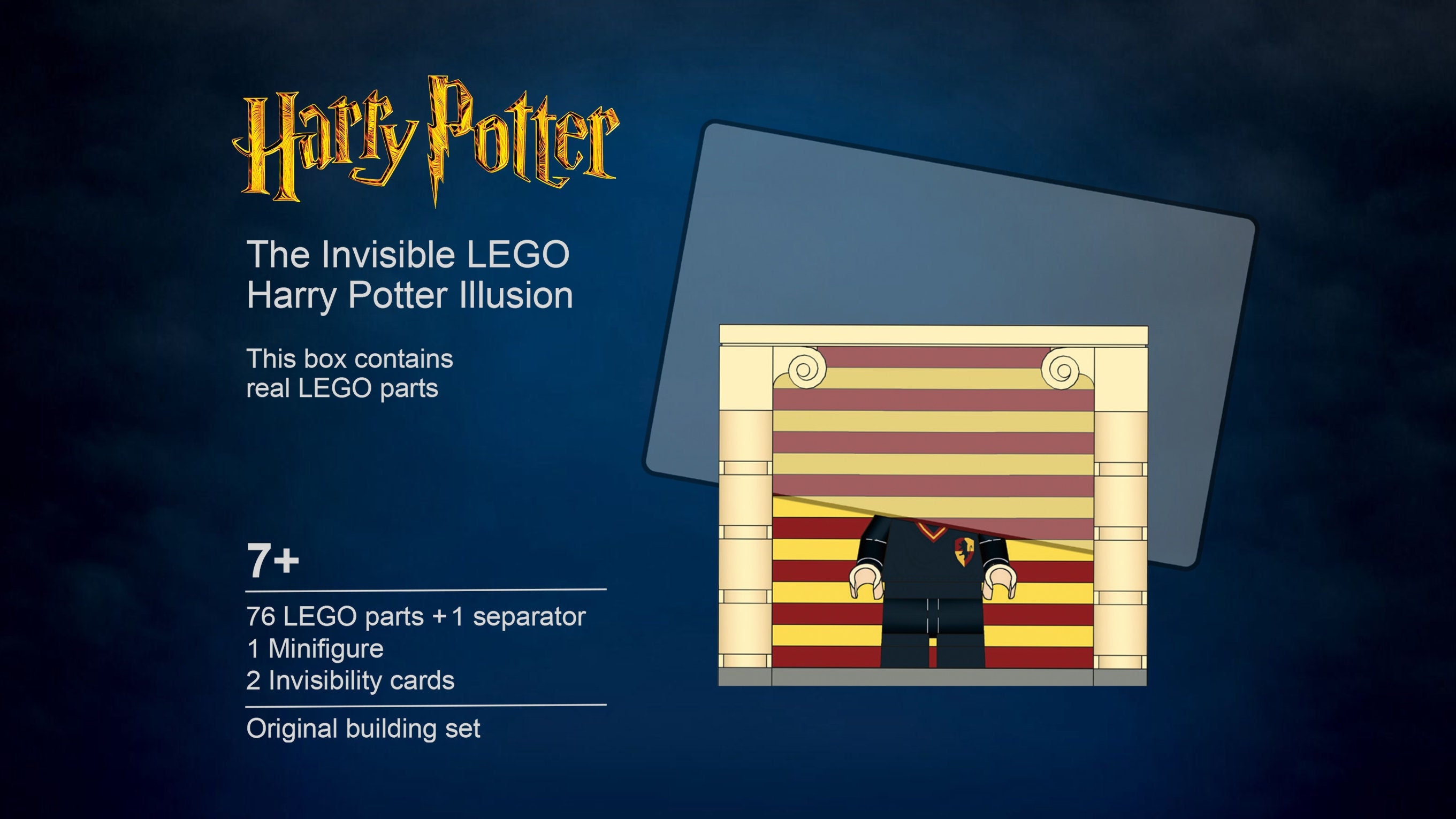 The Invisible LEG0 Minifigure HARRY P0TTER Illusion - Etsy