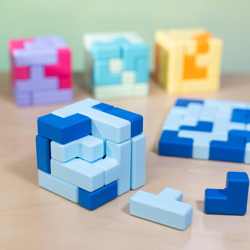 Geometric Puzzle - Etsy