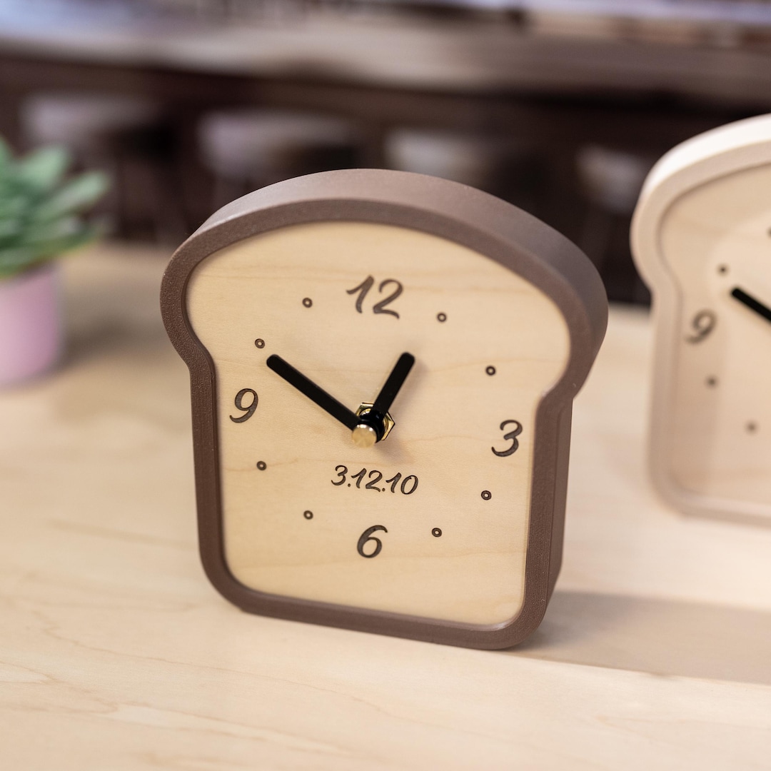 Personalized Toast Clock for the Kitchen or Breakfast Nook Made in USA ...