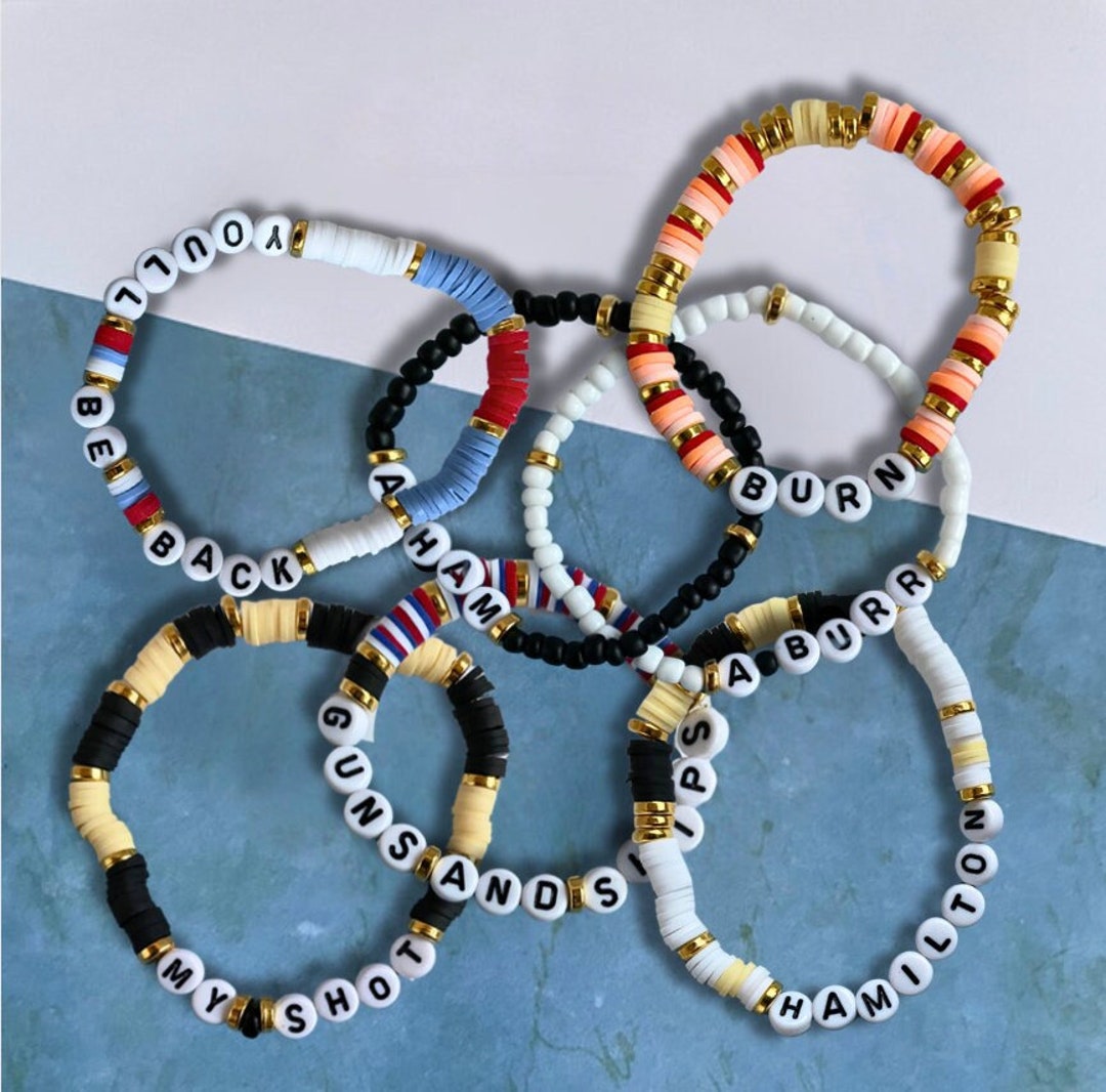 Hamilton Friendship Bracelet Set - Broadway - Theatre/theater - Jewelry ...