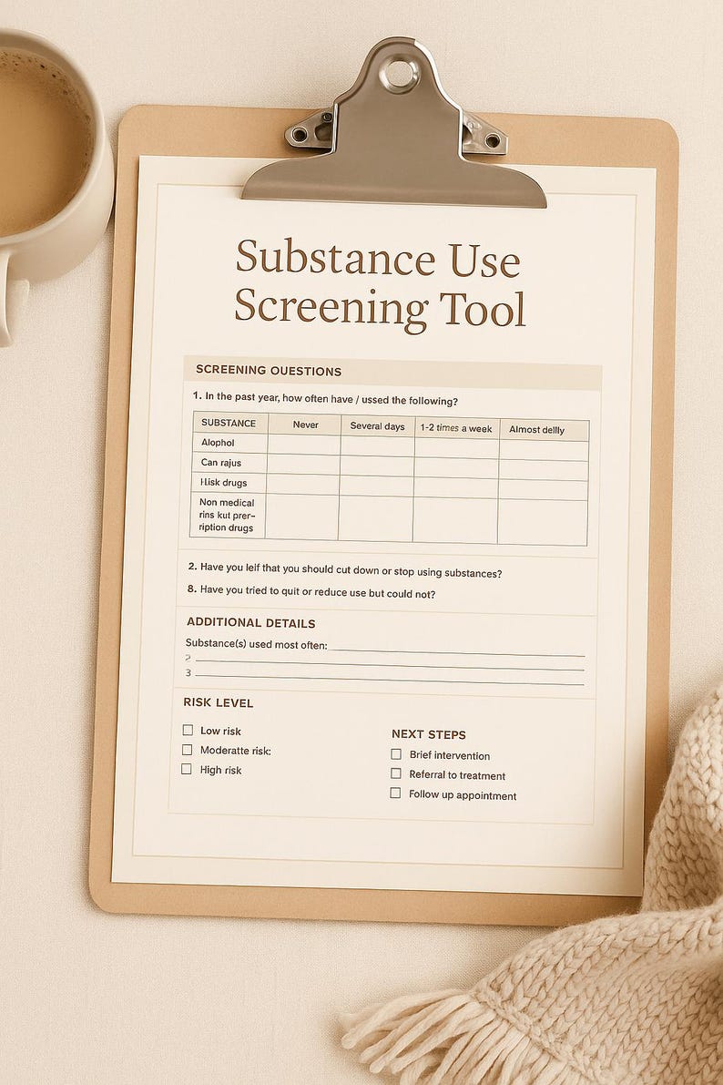 Substance Use Screening Tool | Addiction Assessment | Alcohol & Drug ...