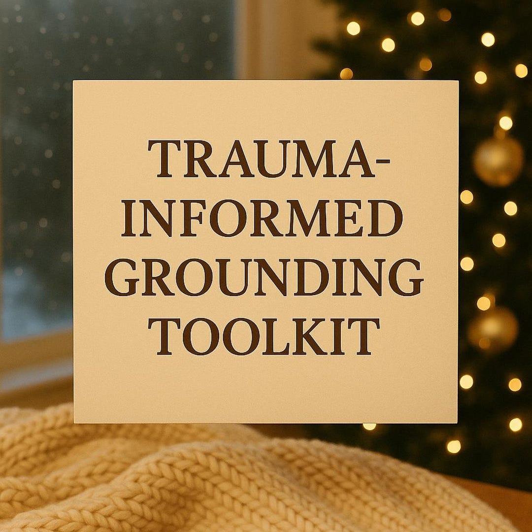 Grounding Toolkit for Social Workers | Trauma-informed Printable ...