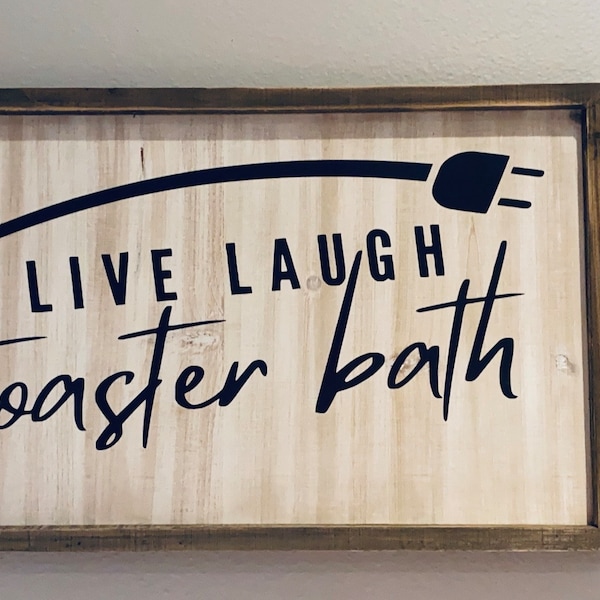 Live Laugh Toaster Bath - Etsy