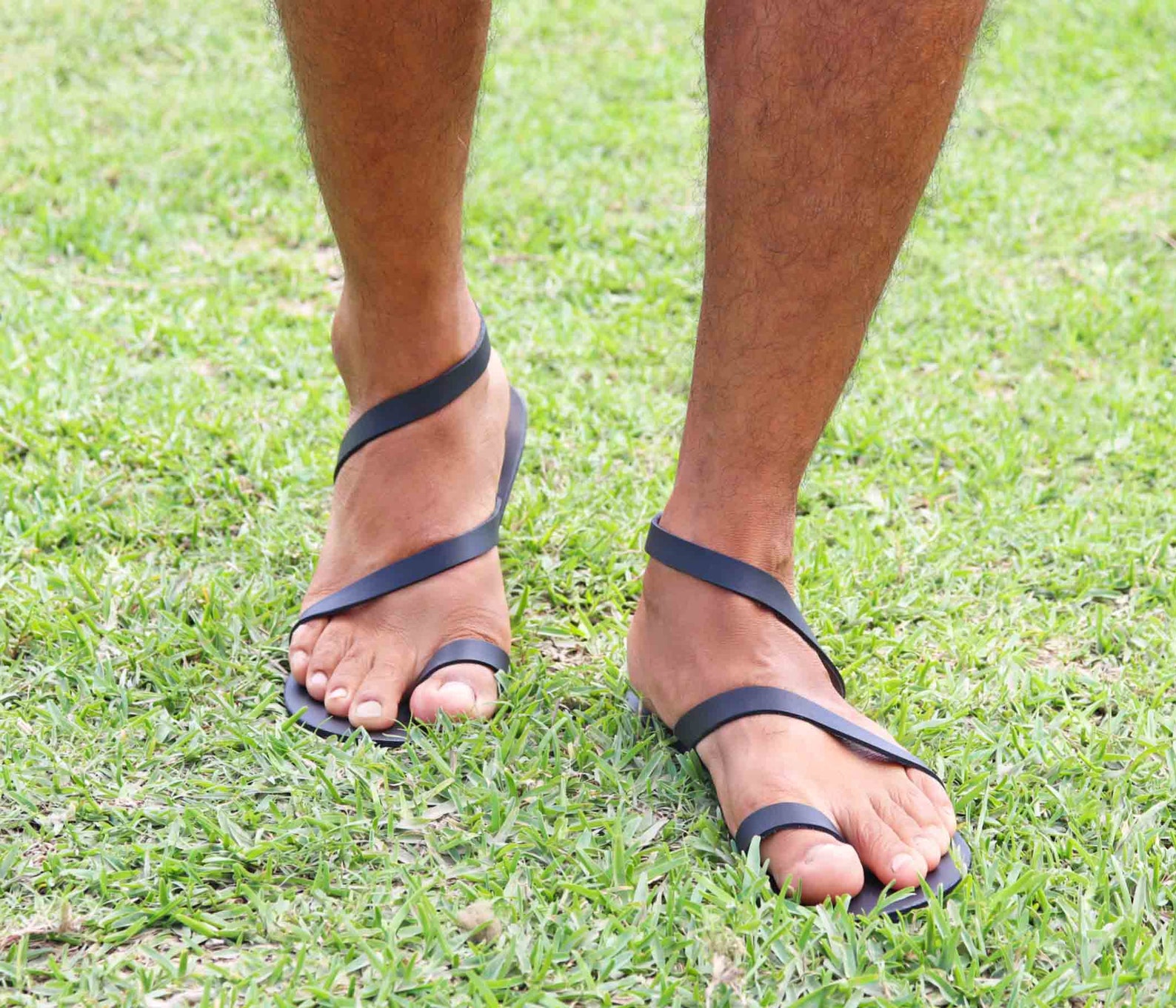 Minimalist Men's Leather Sandals Barefoot Flexible - Etsy