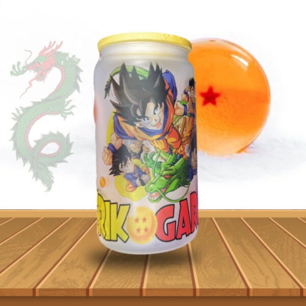 Dragon Ball Glass Can - Etsy
