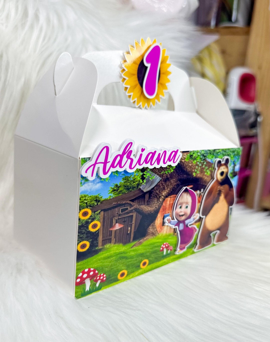 Candy Box | the Bear Candy Box | Custom Party Boxes | Girl Birthday ...