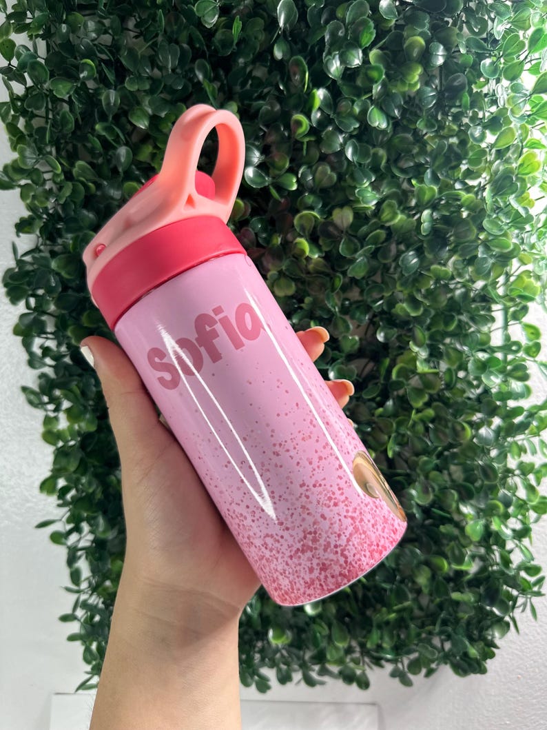 12oz Bottle Water for Kids | Princess Bottle Water | Girls Pink Tumbler ...