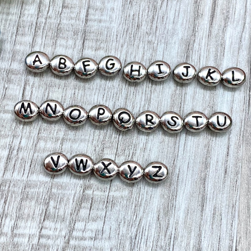 Pewter Letters - Etsy