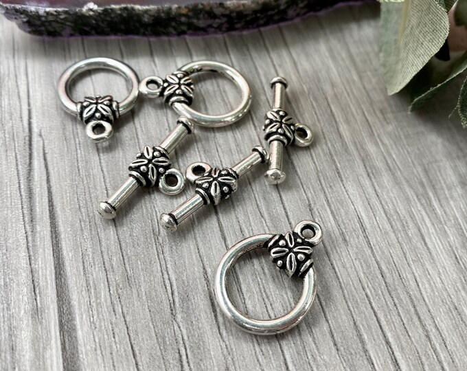 Unique Tierracast Leaf Toggle Clasps, Tierracast Flower Leaf Clasp ...