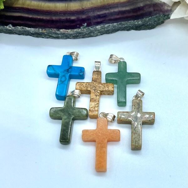 Gemstone Cross - Etsy