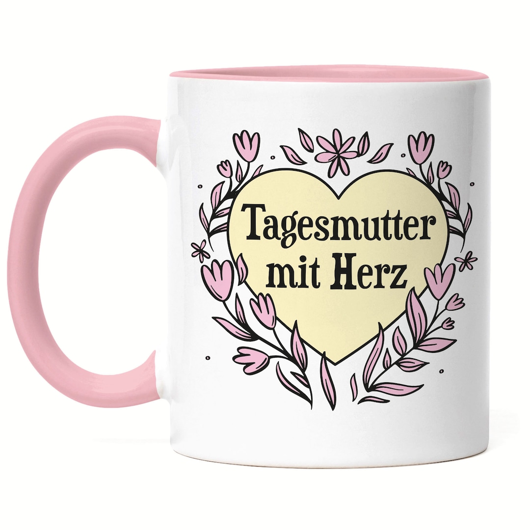 Childminder With Heart Mug Pink Gift Idea to Say Thank You Best ...