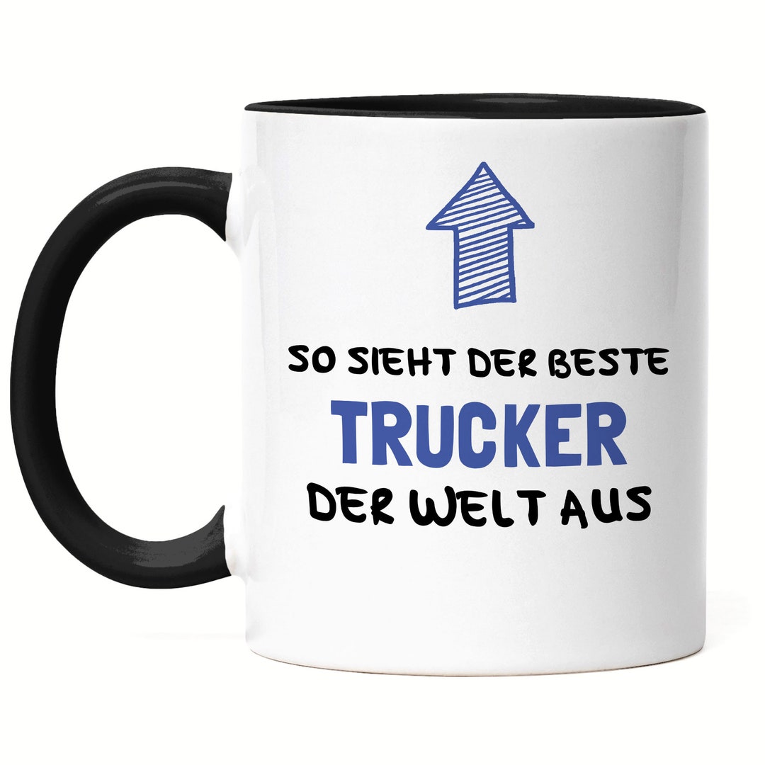 This is What the Best Trucker in the World Looks Like Cup Black Gift ...