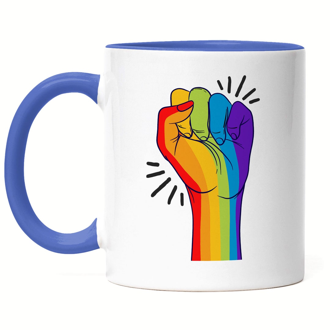 LGBT Rainbow Cup Blue Gay LGBTQ Pride Queer CSD Pride Week - Etsy