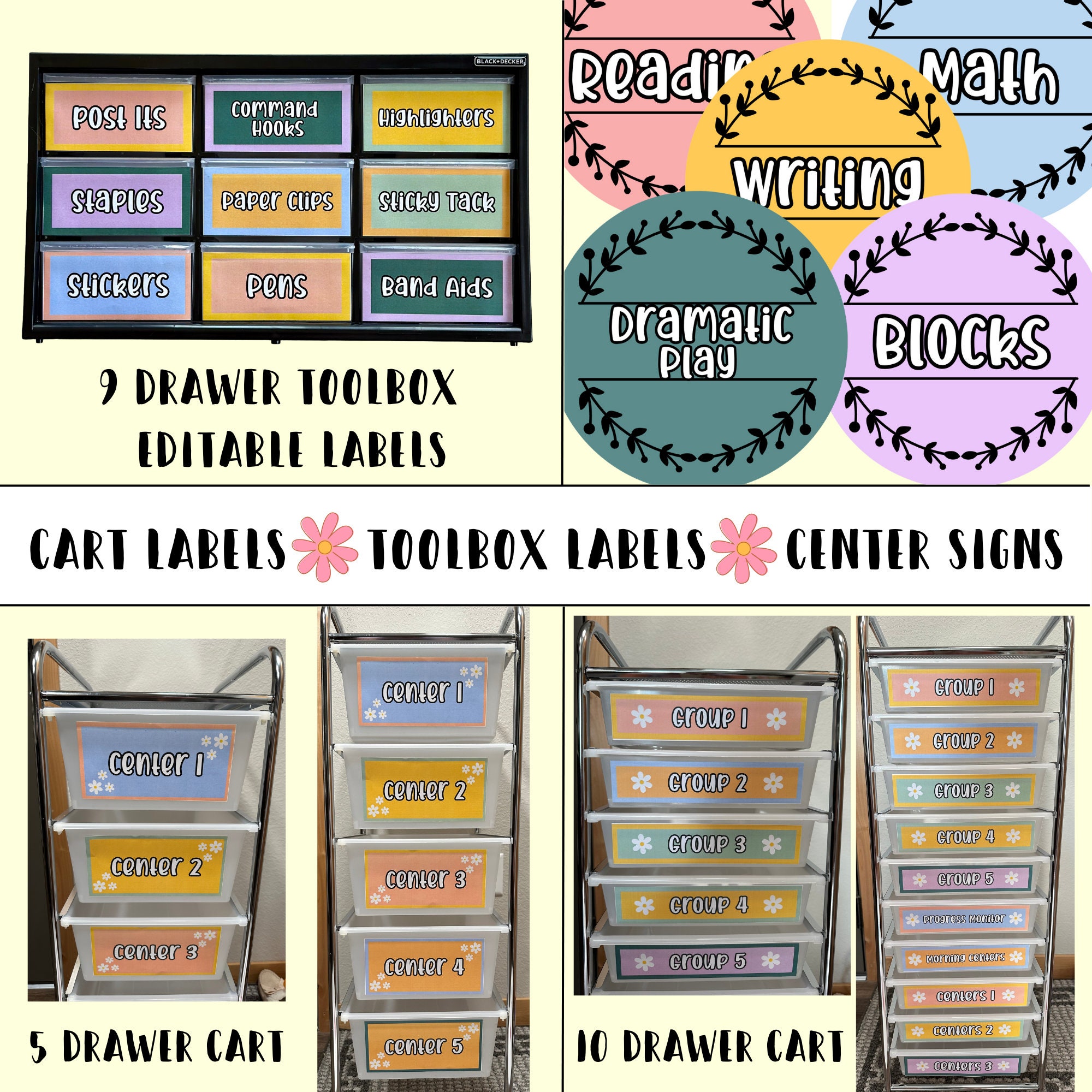 Calm Boho Classroom Decor Bundle - Etsy