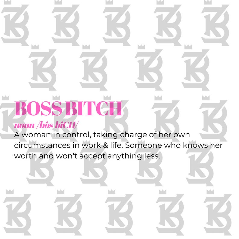 Boss Bitch Dictionary - Etsy