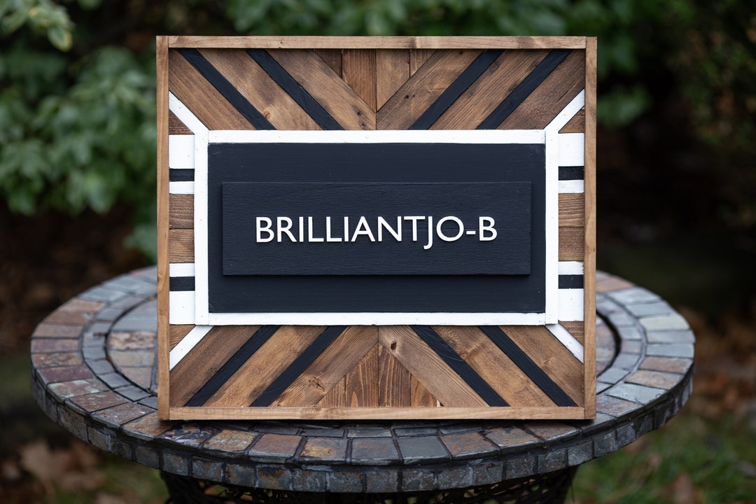 Custom Wood Signage, Handmade, Wood Signs, Personalized, Warm Wood ...