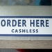Order Here Sign / Business Order Here Sign /cashless Sign / Hanging ...