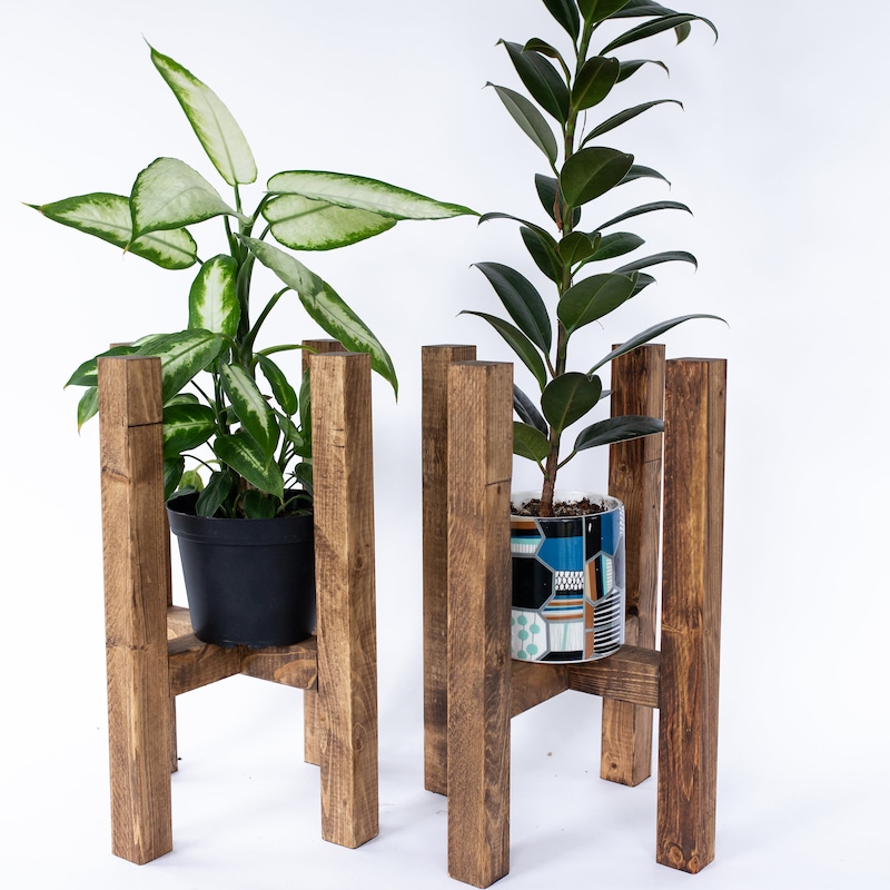 Rustic Plant Stand - Etsy