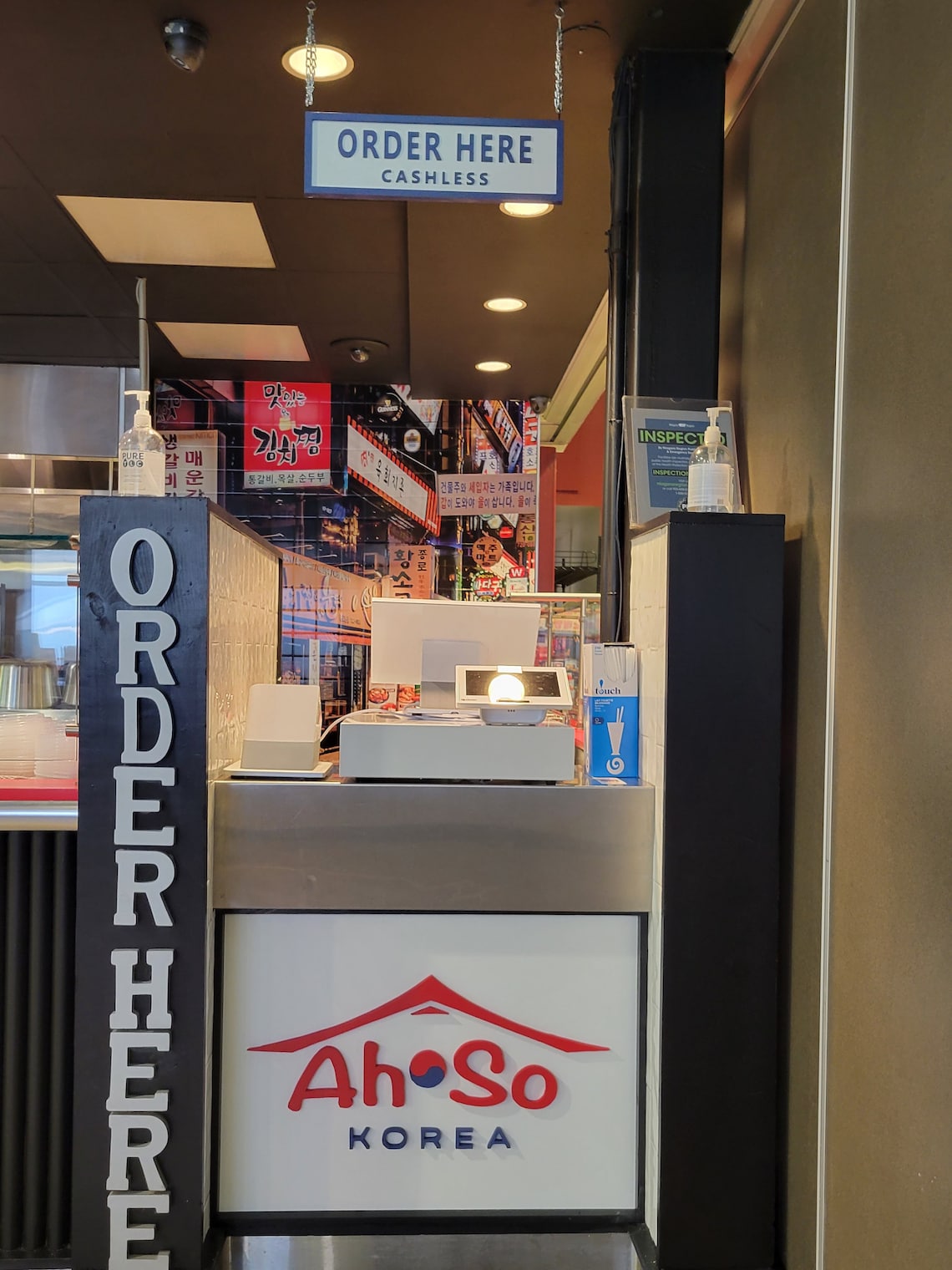 Order Here Sign / Business Order Here Sign /cashless Sign / Hanging ...