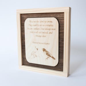 Personalized Memorial Wood Plaque. Bereavement Gift Sympathy Gift ...