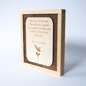 Personalized Memorial Wood Plaque. Bereavement Gift Sympathy Gift ...