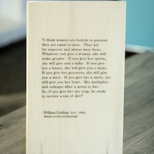 Your Handwritten Personalized Message, Custom Engraved Wood Plaque ...