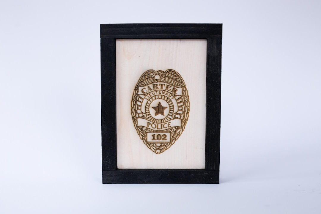 Police Officer Gift | Badge |custom Police Gift | Retirement | Law ...