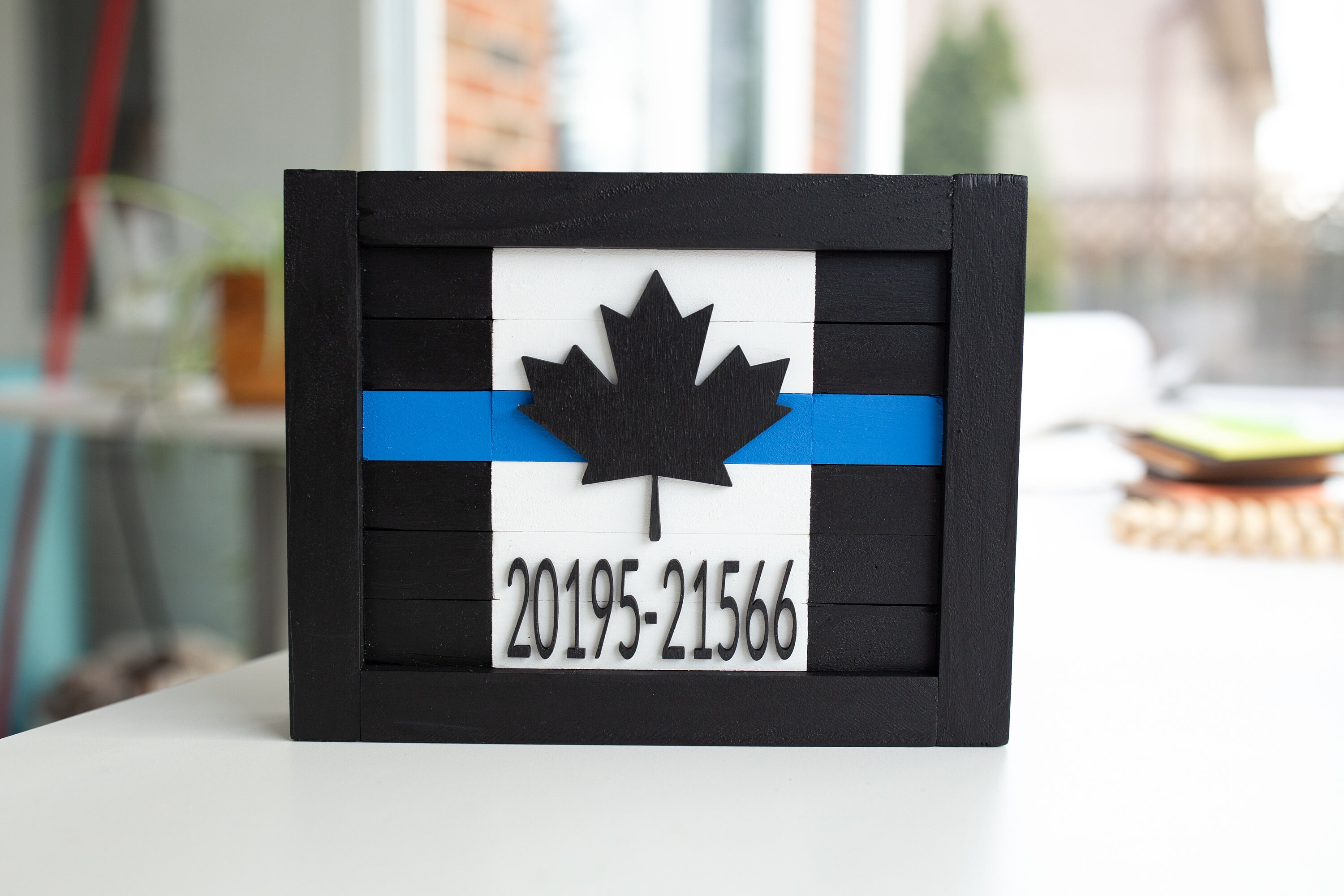 Police Officer Gift Thin Blue Line custom Police Gift Customized Law ...