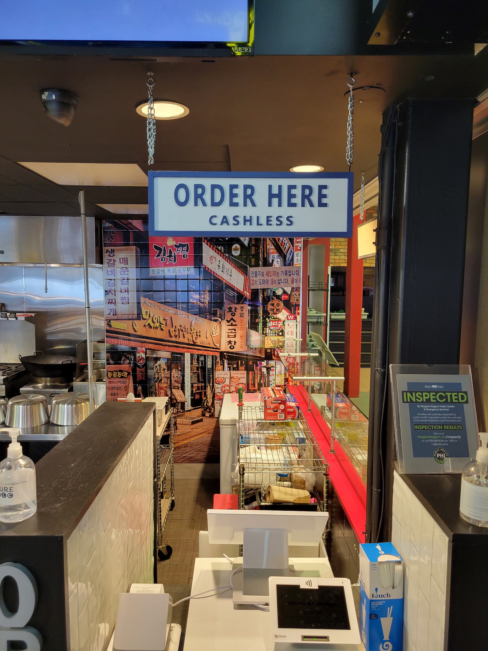 Order Here Sign / Business Order Here Sign /cashless Sign / Hanging ...