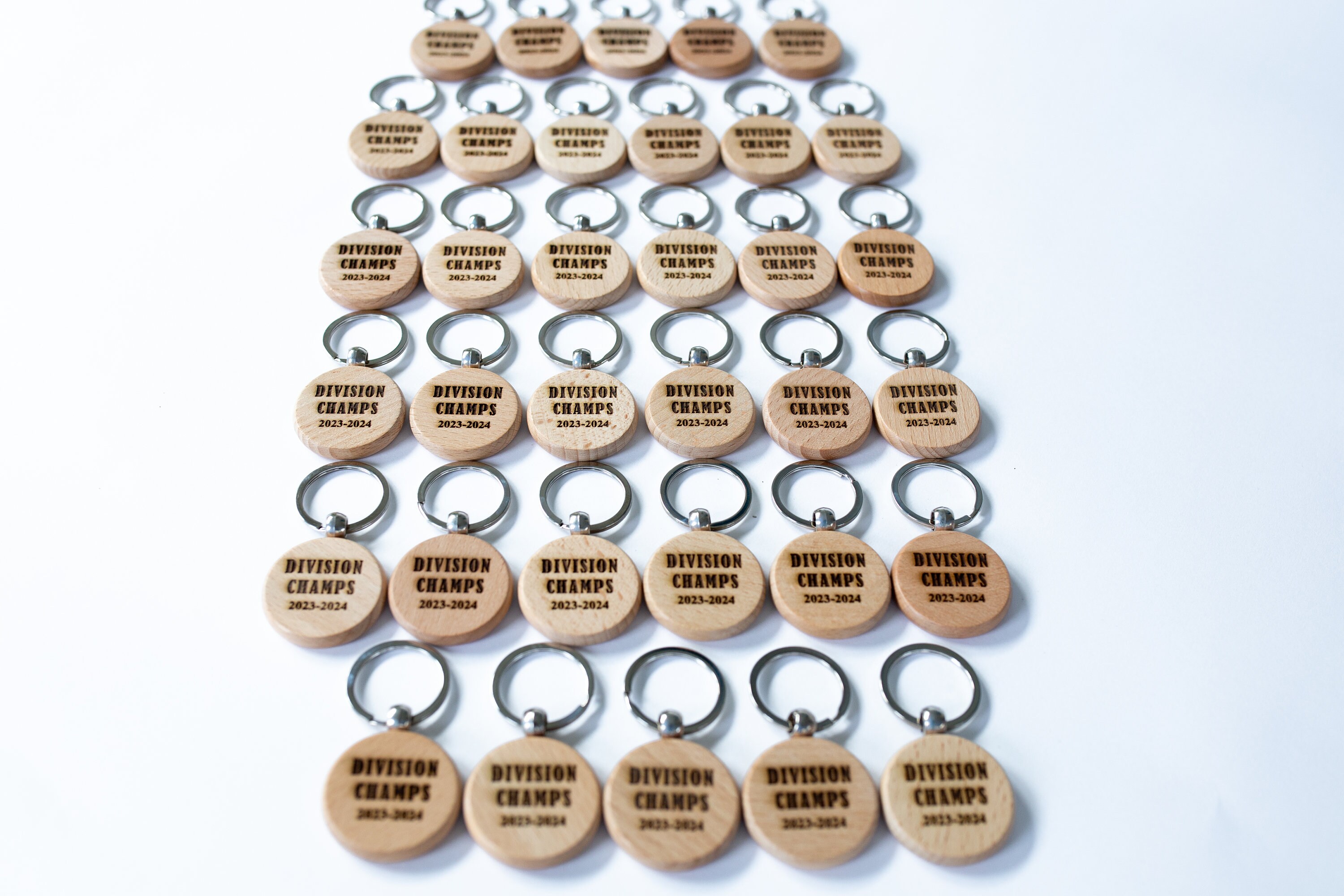 Sports Team Keychains, Laser Engraved Personalized Team Logo, Team Gift ...