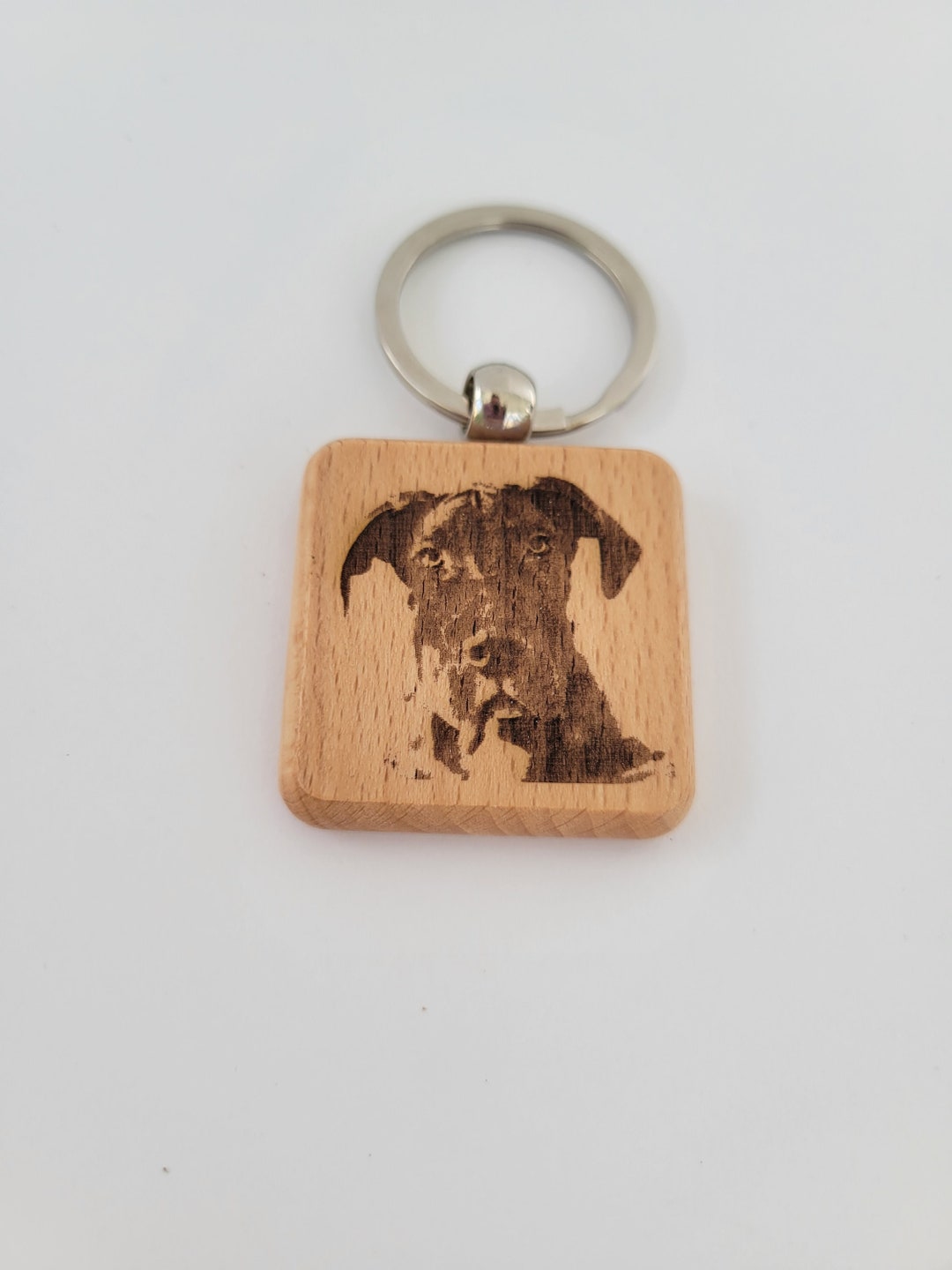 Laser Engraved, Portrait Keychains, Dog Keychains, Gift for Her, Gift ...