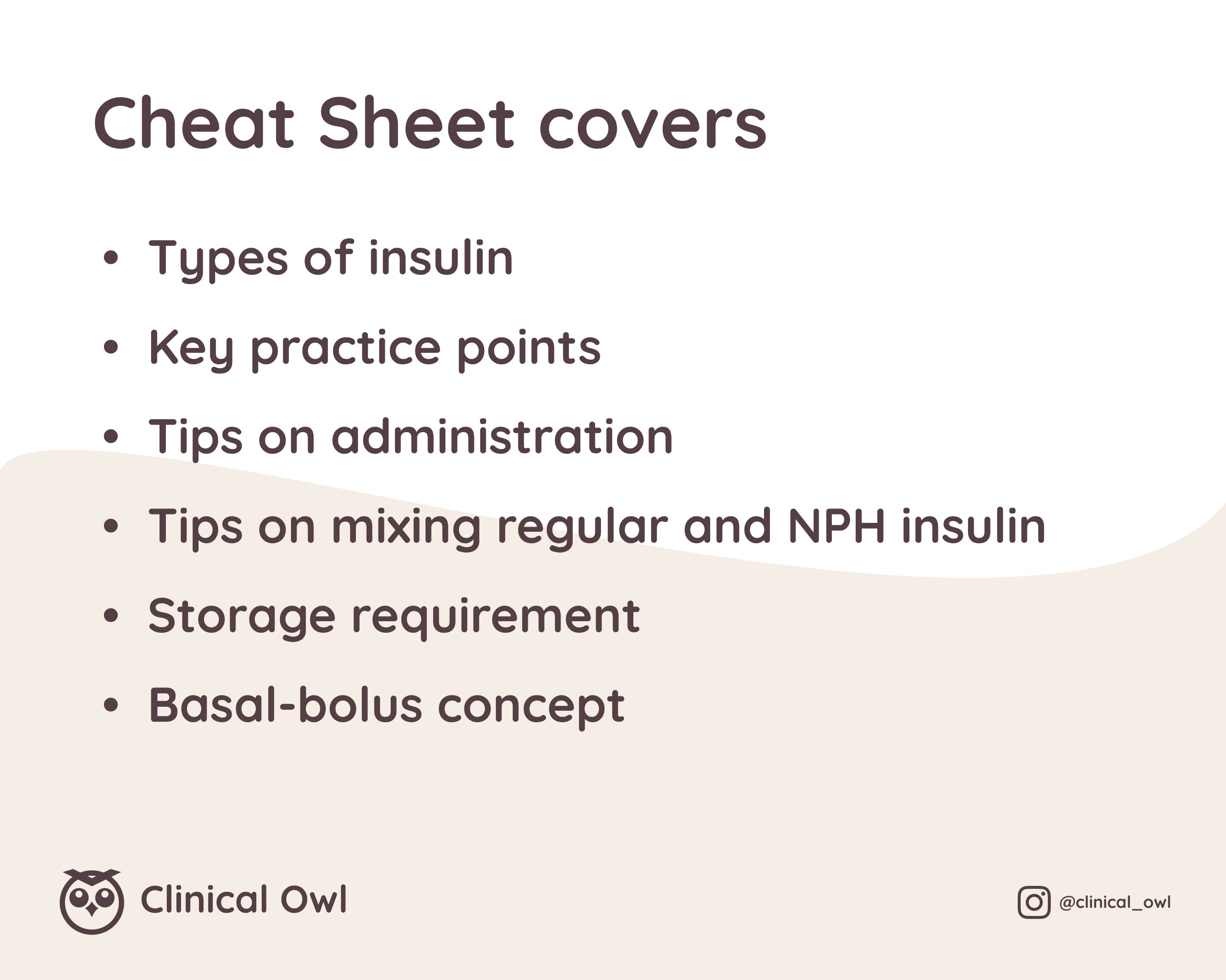 Insulin | Cheat Sheet | Pharmacology | Nursing, Medical, Pharmacy ...