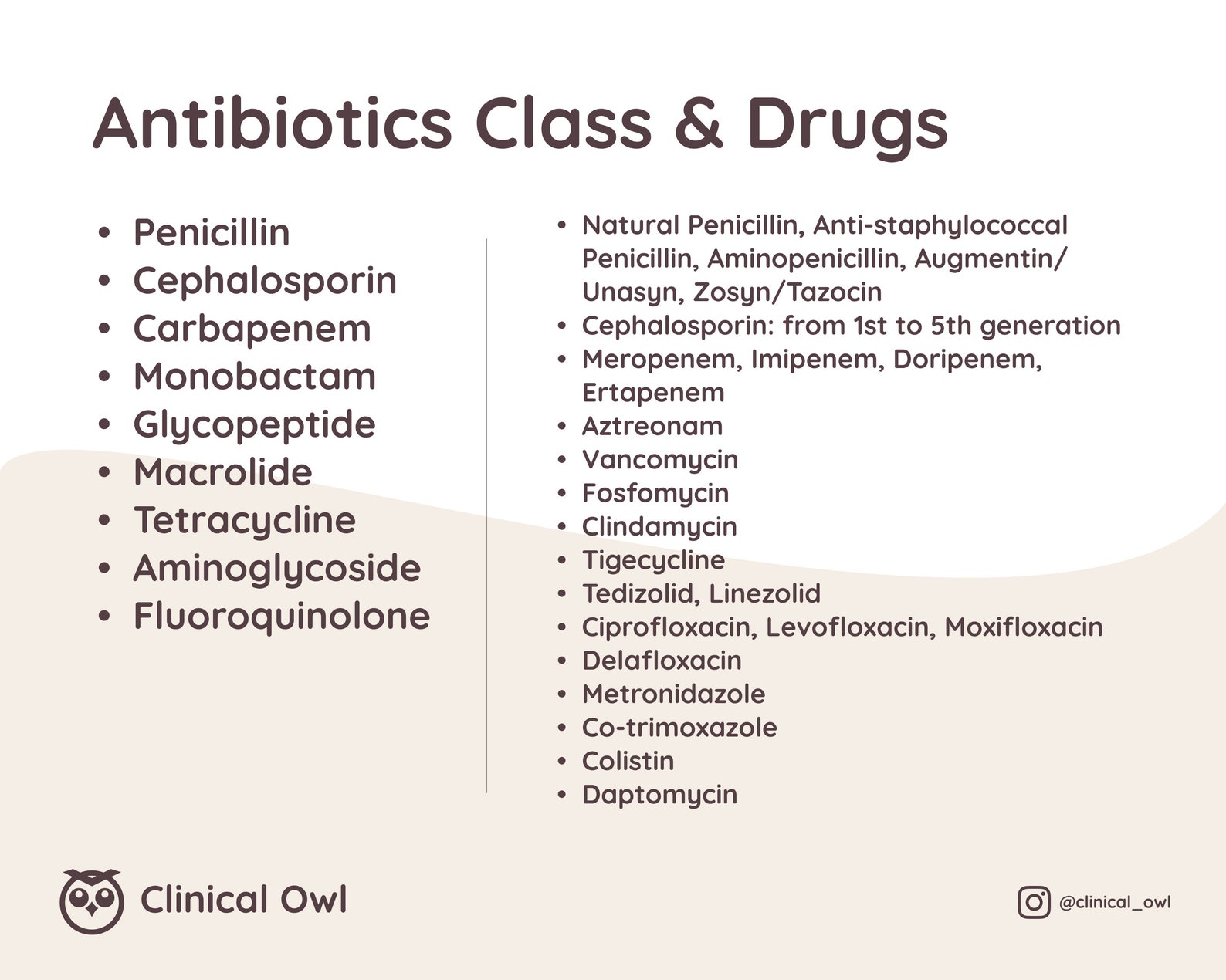 Antibiotics Spectrum | Cheat Sheet | Pharmacology | Nursing, Medical ...