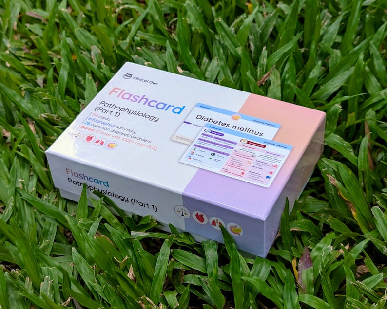 Pathophysiology Flashcards (part 1) | 118 Cards | PRINTED & SHIPPED ...