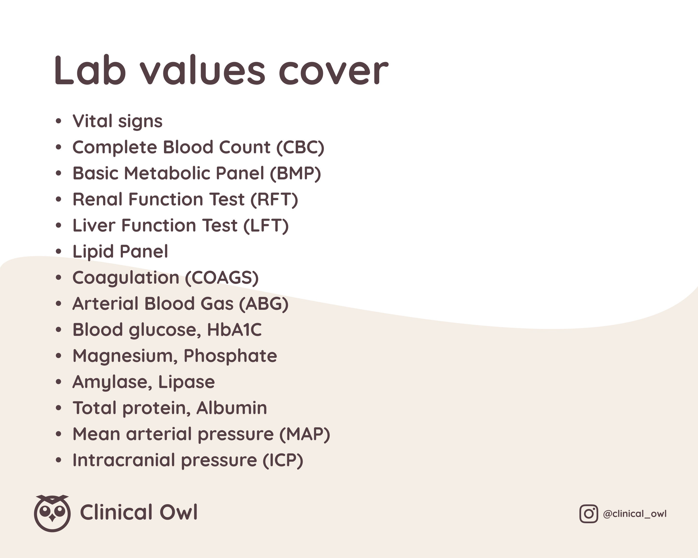 Lab Value Cheat Sheet | Nursing, Medical, Pharmacy School | 1 Page - Etsy