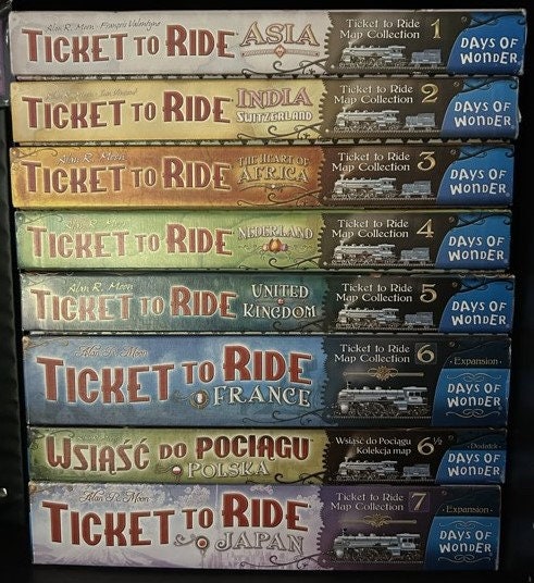 A - Ticket to Ride - Score Sheets - Current Versions - Etsy