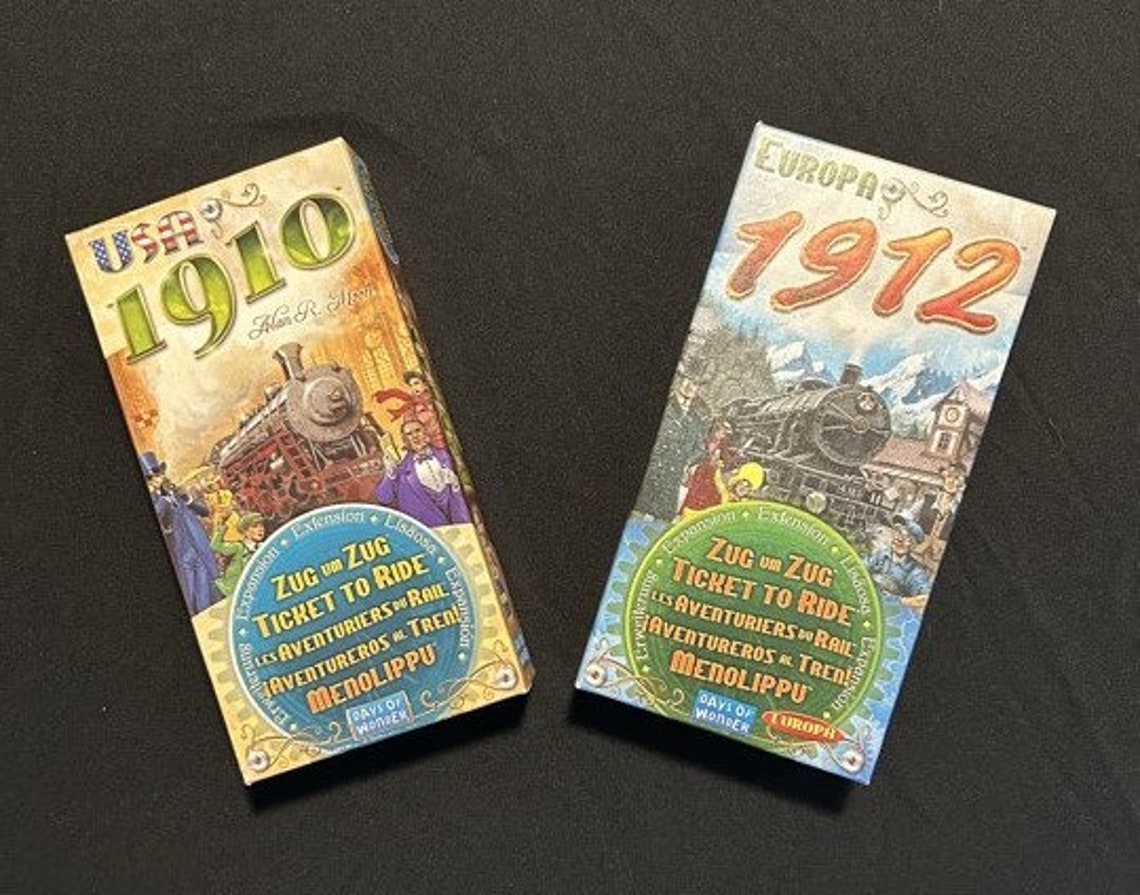 A - Ticket to Ride - Score Sheets - Current Versions - Etsy