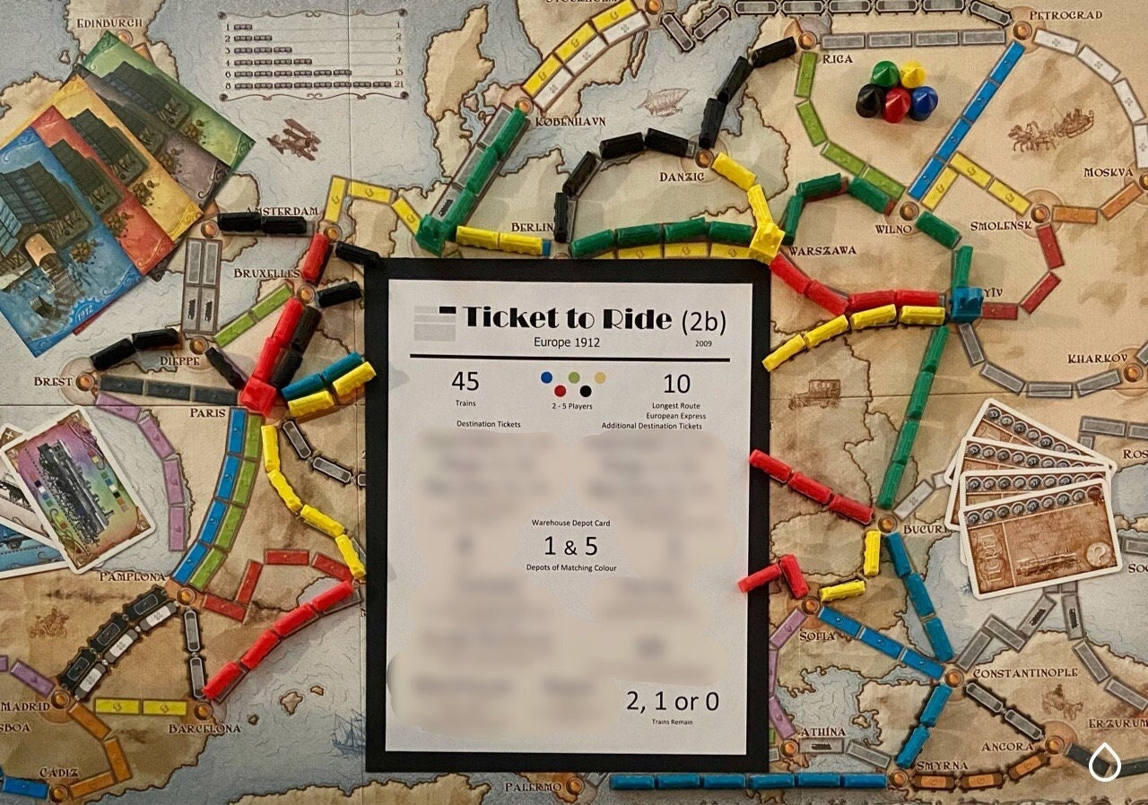 Ticket To Ride Europe Logo