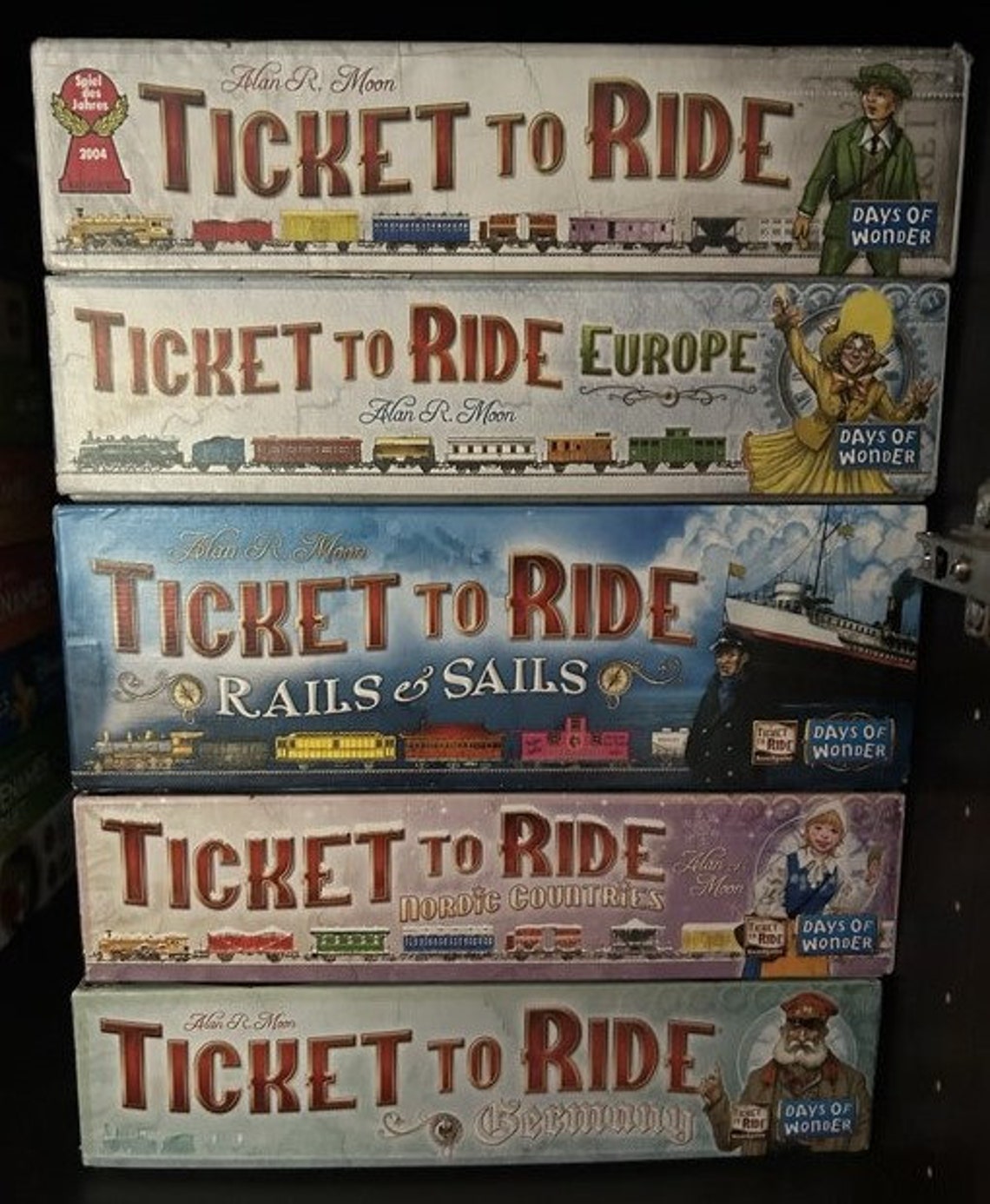 A - Ticket to Ride - Score Sheets - Current Versions - Etsy UK