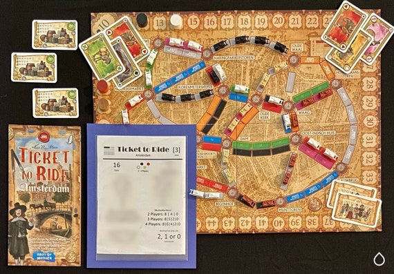 Ticket to Ride 3 Amsterdam Summary Sheet - Etsy