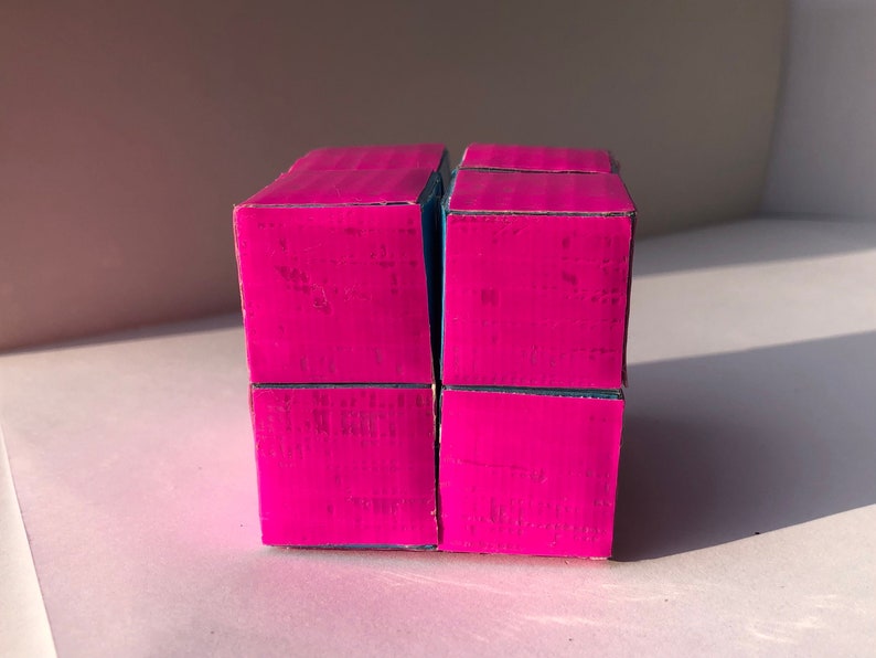CUSTOM INFINITY CUBE Stress Relief Fidget Toy// Vibrant Colors & Made ...