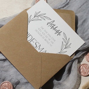 Will You Be My Witness Card, Wedding Card, Proposal Card for Wedding ...