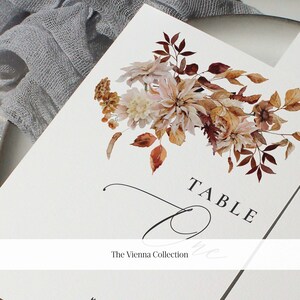 Wedding Table Names or Table Numbers, Simple Wedding, Table Number ...