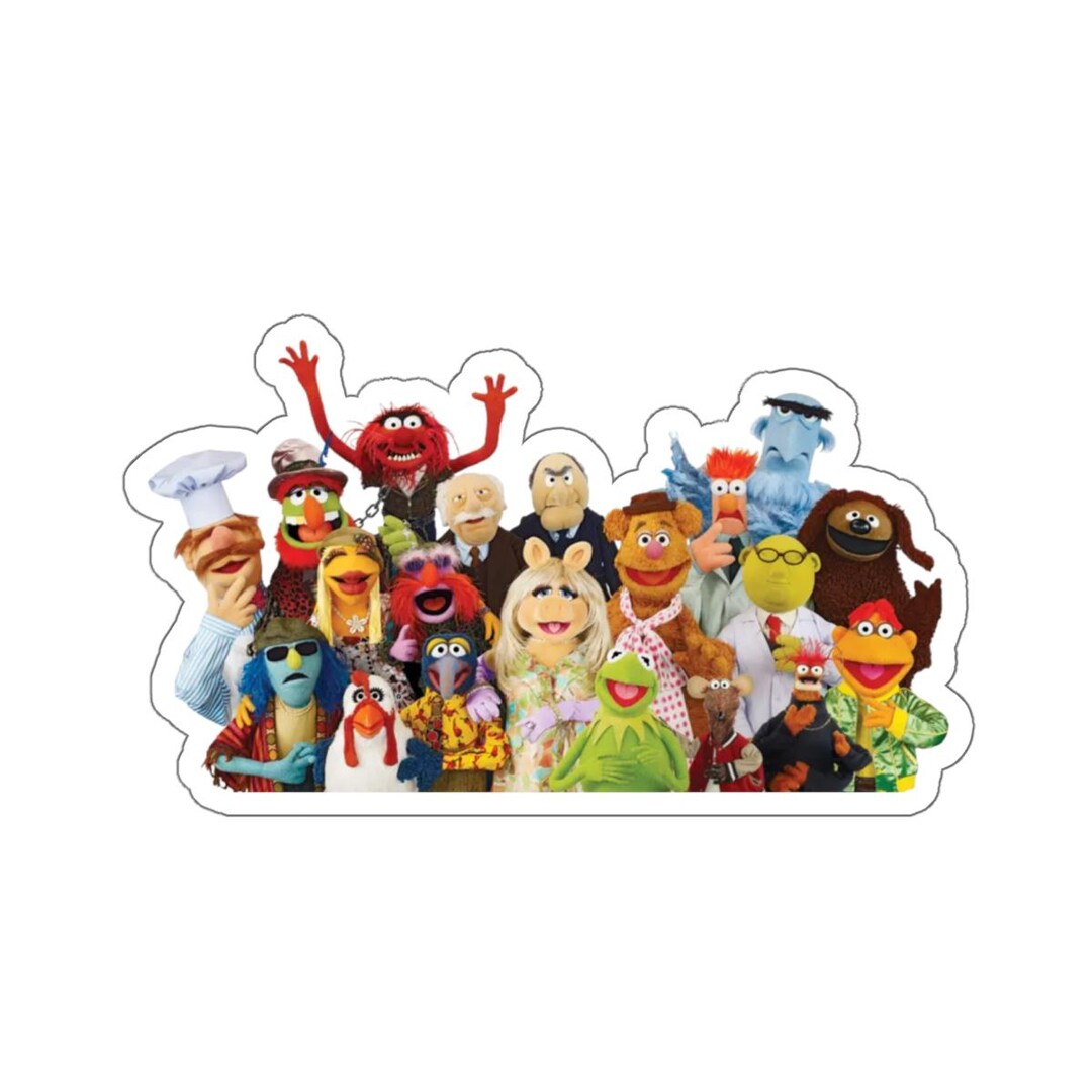 Many Muppets Kiss-cut Stickers - Etsy
