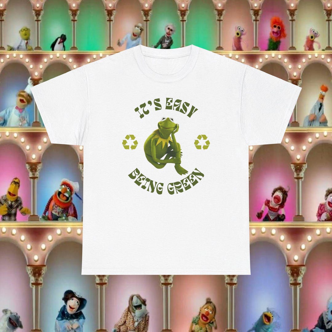 It's Easy Being Green - Kermit - Unisex Heavy Cotton Tee - Etsy