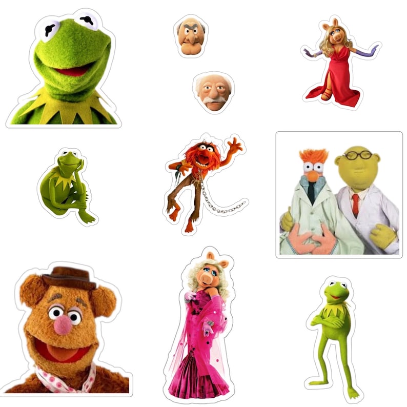 The Muppets Kiss Cut Sticker Bundle - Etsy Australia