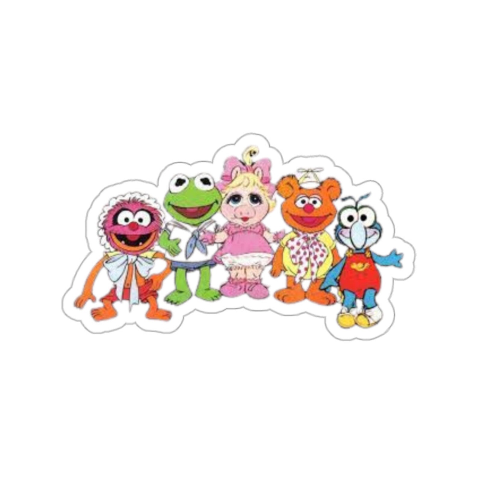 80s Muppet Babies Kiss-cut Stickers - Etsy