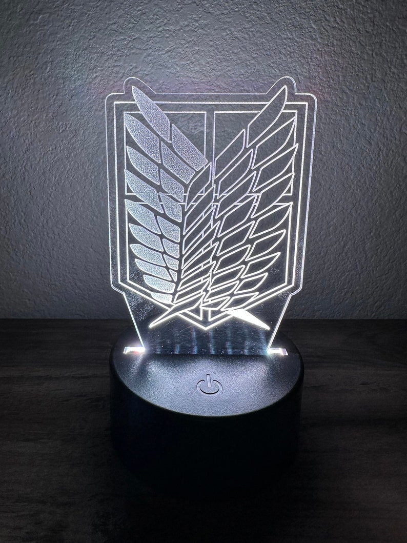 Attack on Titan Led Light Scouting Regiment Wings of Freedom - Etsy