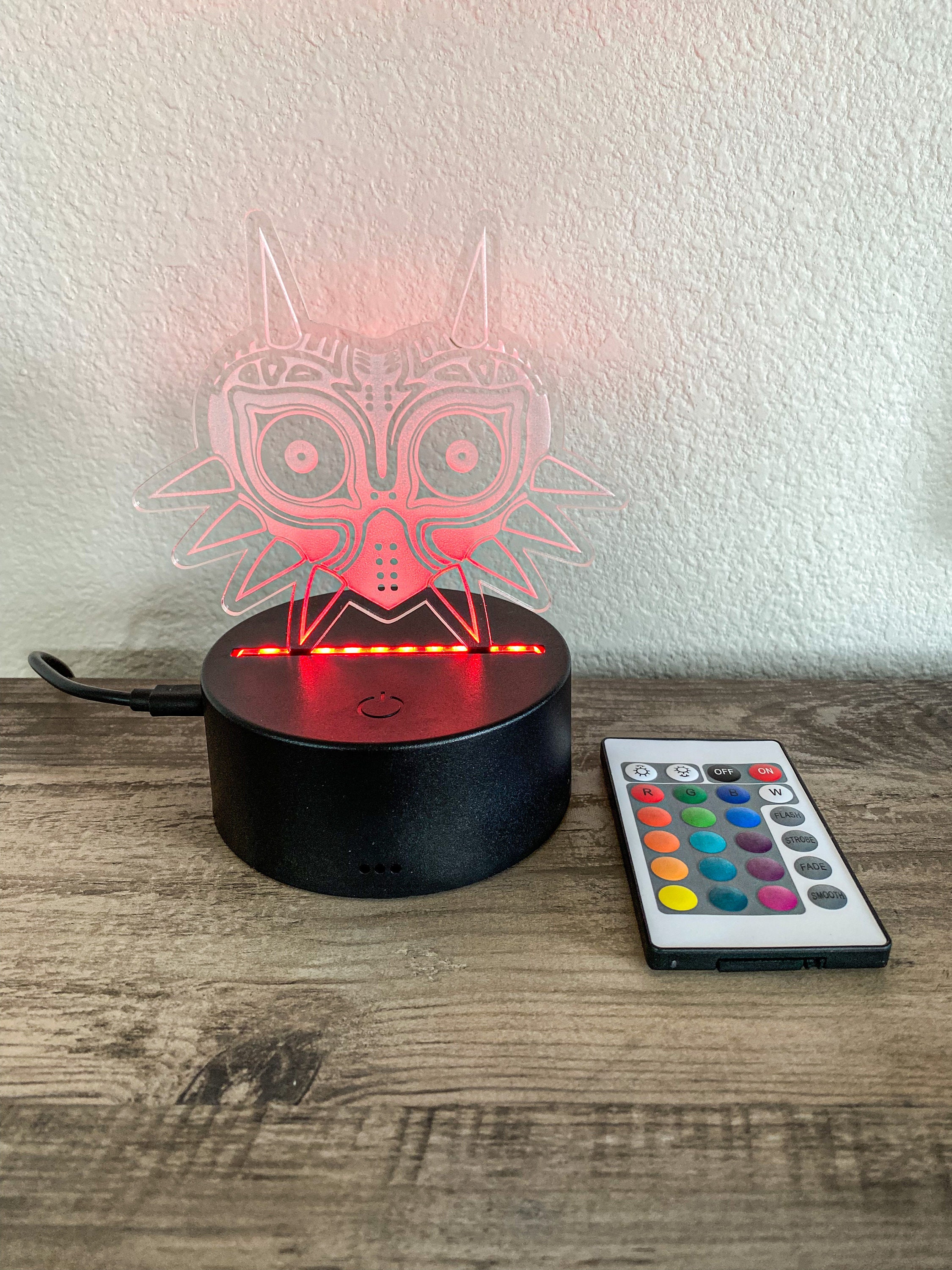 Zelda Lamp Majora's Mask Lamp LED Light Video Game Lamp Zelda Gifts ...